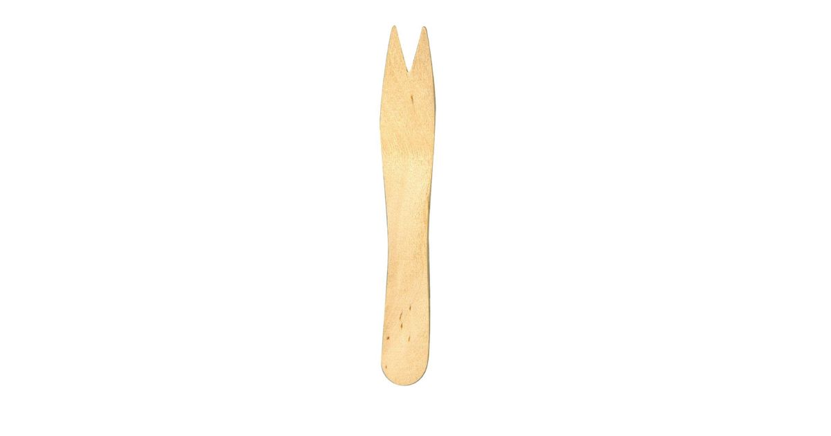 Fiesta Compostable CD901 Wooden Chip Forks (Pack of 1000) - Catering ...