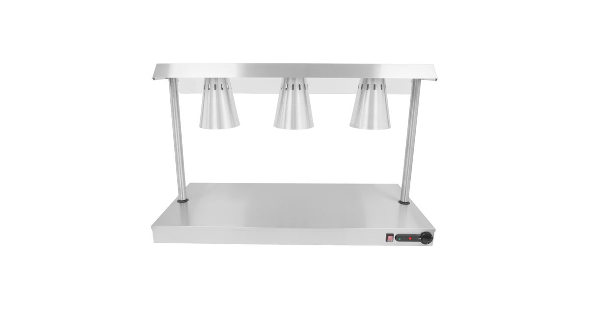 Parry C3LU Countertop Heated Display with Gantry (3 x 1/1 GN ...