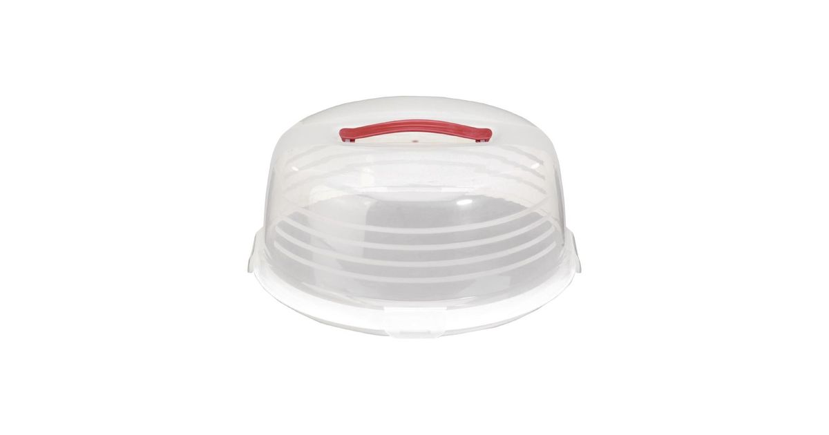 Curver CP070 Round Cake Box White 350mm - Catering Appliance Superstore