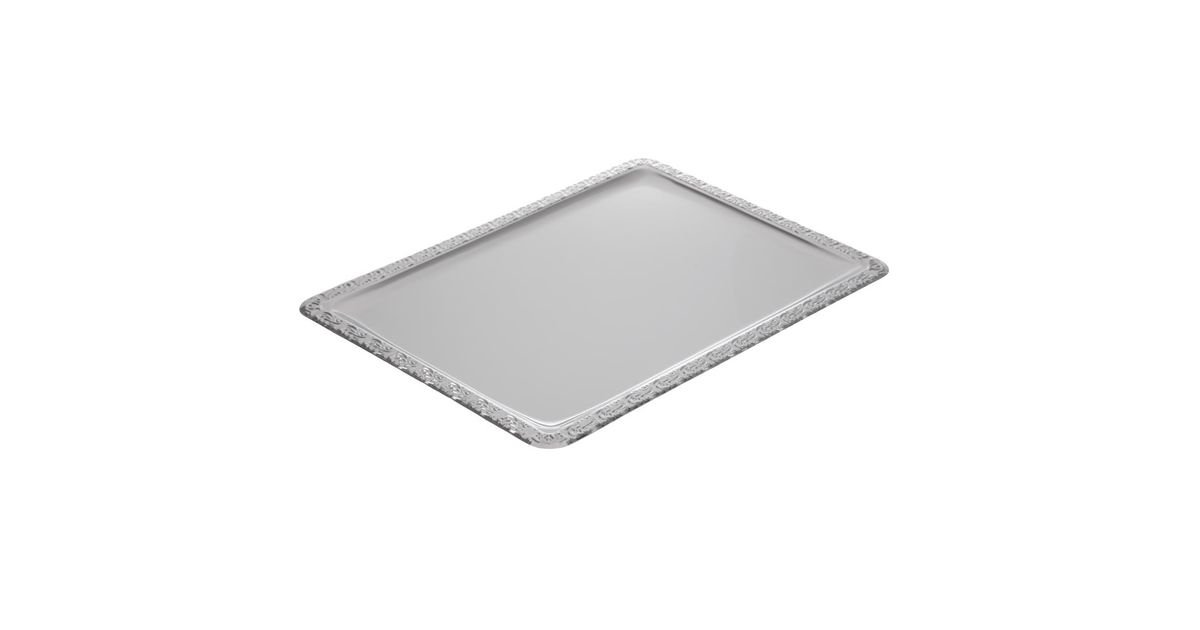 APS P006 Stainless Steel Rectangular Service Tray 500mm - Catering ...