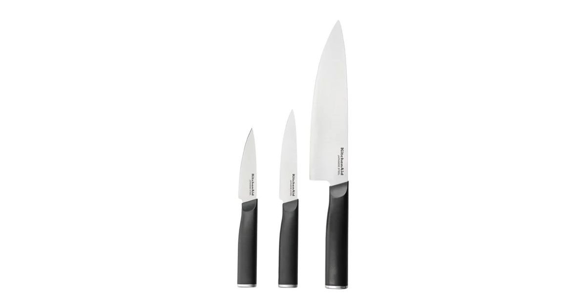 Kitchenaid DX269 3 Piece Chefs Knife Set (Pack of 3) - Catering ...