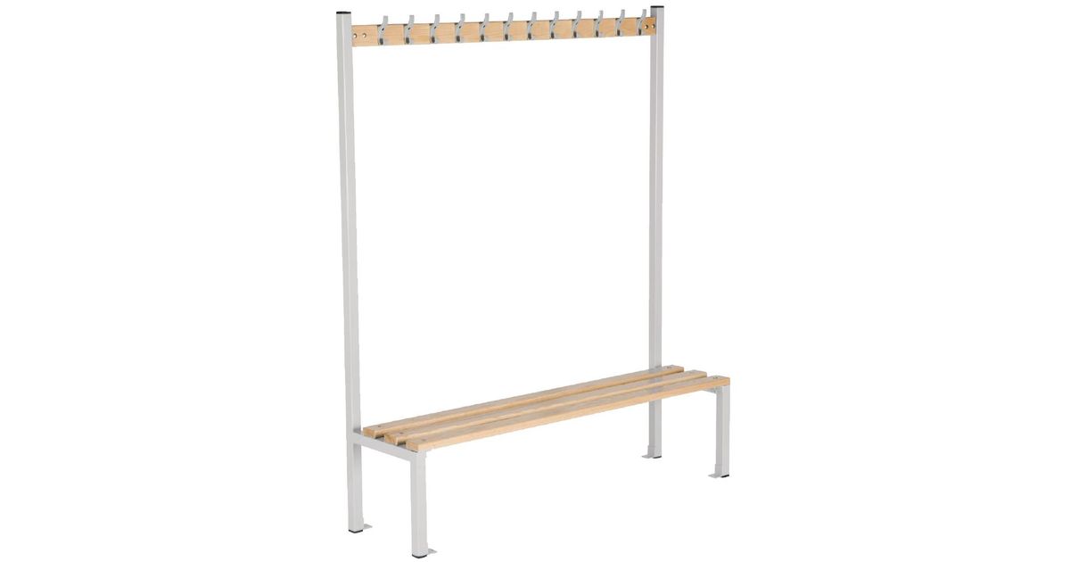 Elite Lockers CF496 Sided Coat Hanger Bench 1500mm - Catering Appliance ...