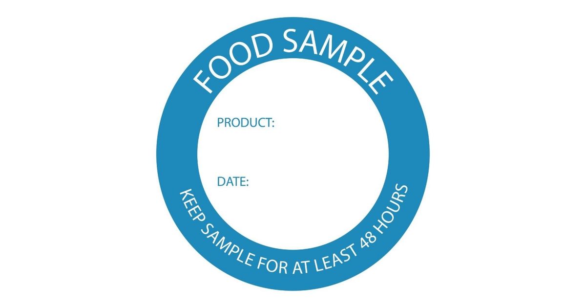 Vogue U915 Food Sample Labels - Catering Appliance Superstore