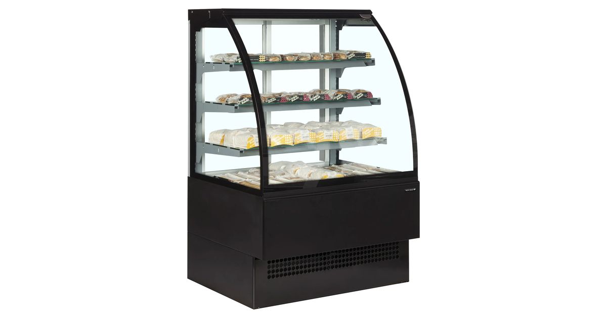 Tefcold EVO602 600mm Wide Curved Glass Patisserie Serve Over Counter ...