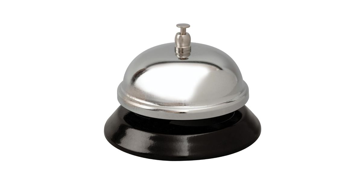 Beaumont CZ568 Stainless Steel Service Bell - Catering Appliance Superstore