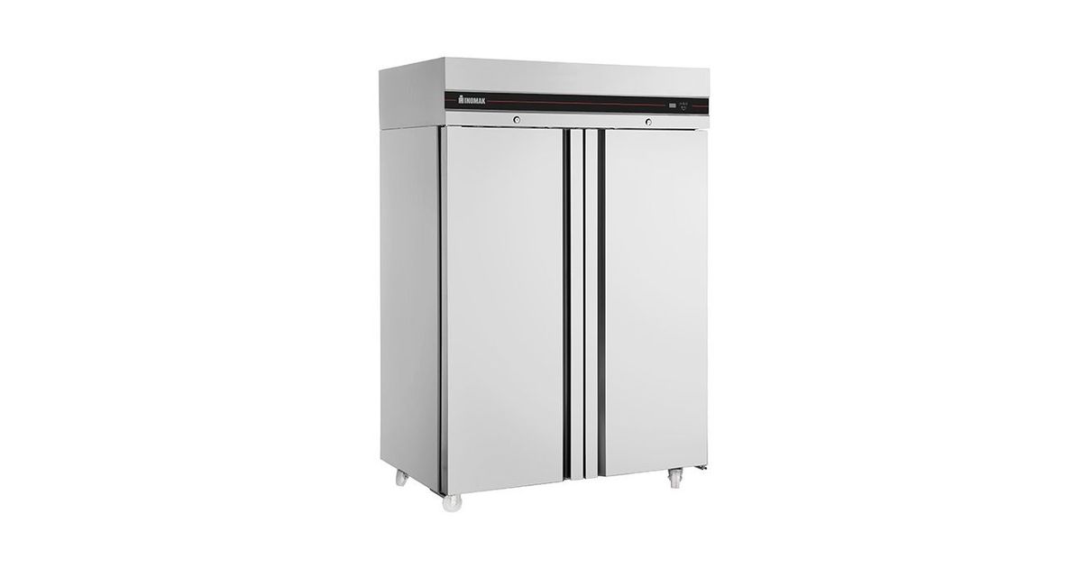 Inomak CFP2144 Heavy Duty 1432 Ltr Upright Double Door Stainless Steel Freezer - Catering ...