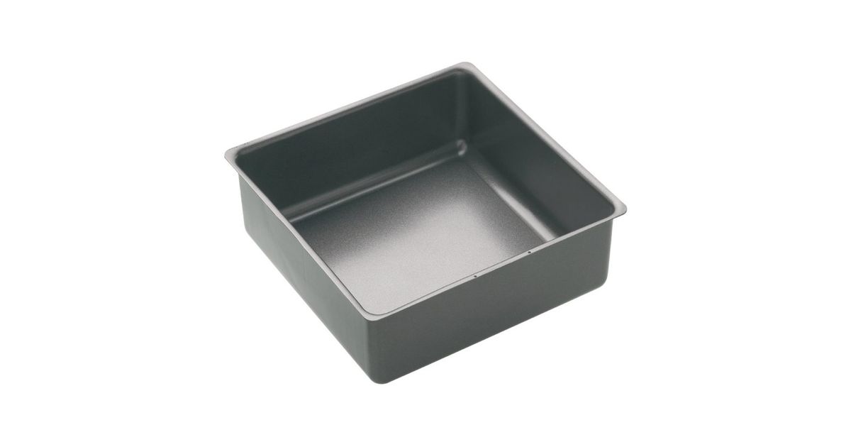 Masterclass FC350 Non-Stick Deep Loose Base Square Cake Pan 250mm ...