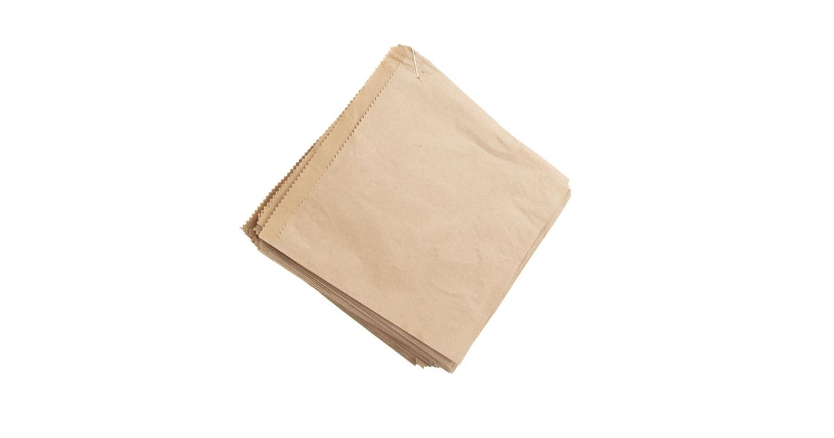 Fiesta Recyclable CN758 Brown Paper Counter Bags Small (Pack of 1000 ...