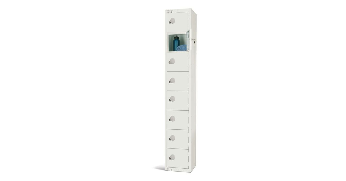 Elite Lockers GR308-P Eight Door Padlock Locker White - Catering ...