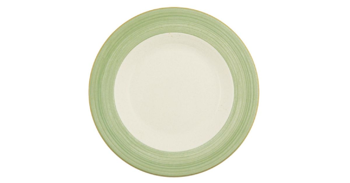 Steelite Rio V2875 Green Slimline Plates 255mm (Pack of 24) - Catering ...