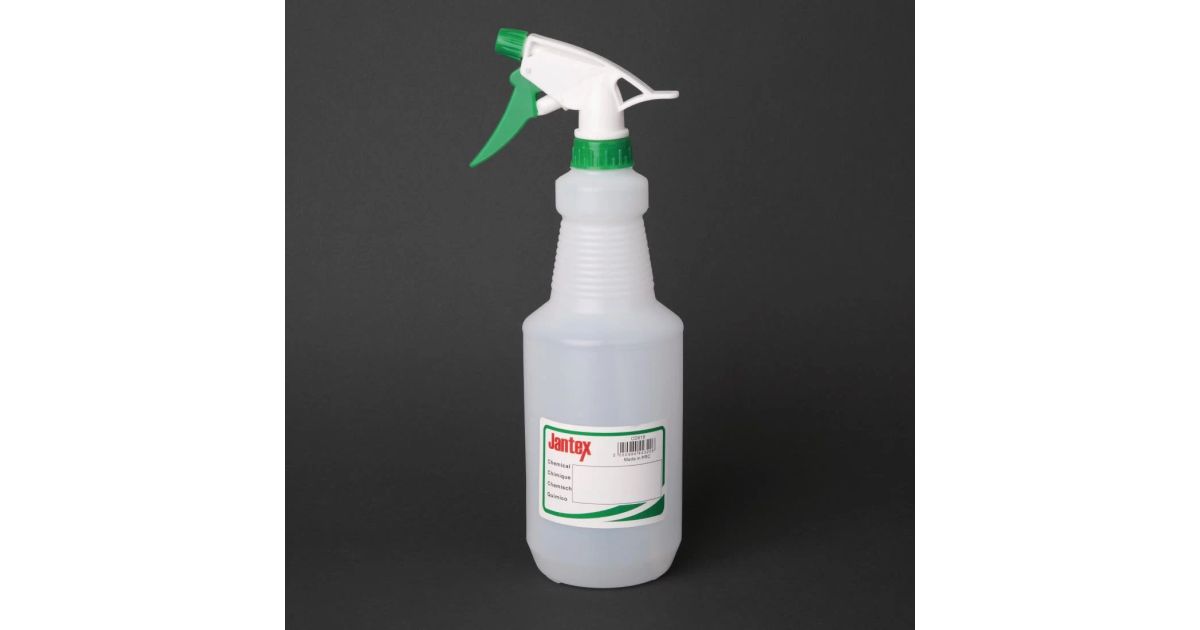 Jantex CD818 Colour-Coded Trigger Spray Bottle Green 750ml - Catering Appliance Superstore