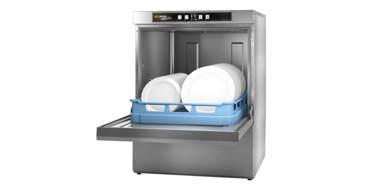 Hobart Ecomax Plus Premium F515SW-10C 18 Plate Undercounter Dishwasher ...