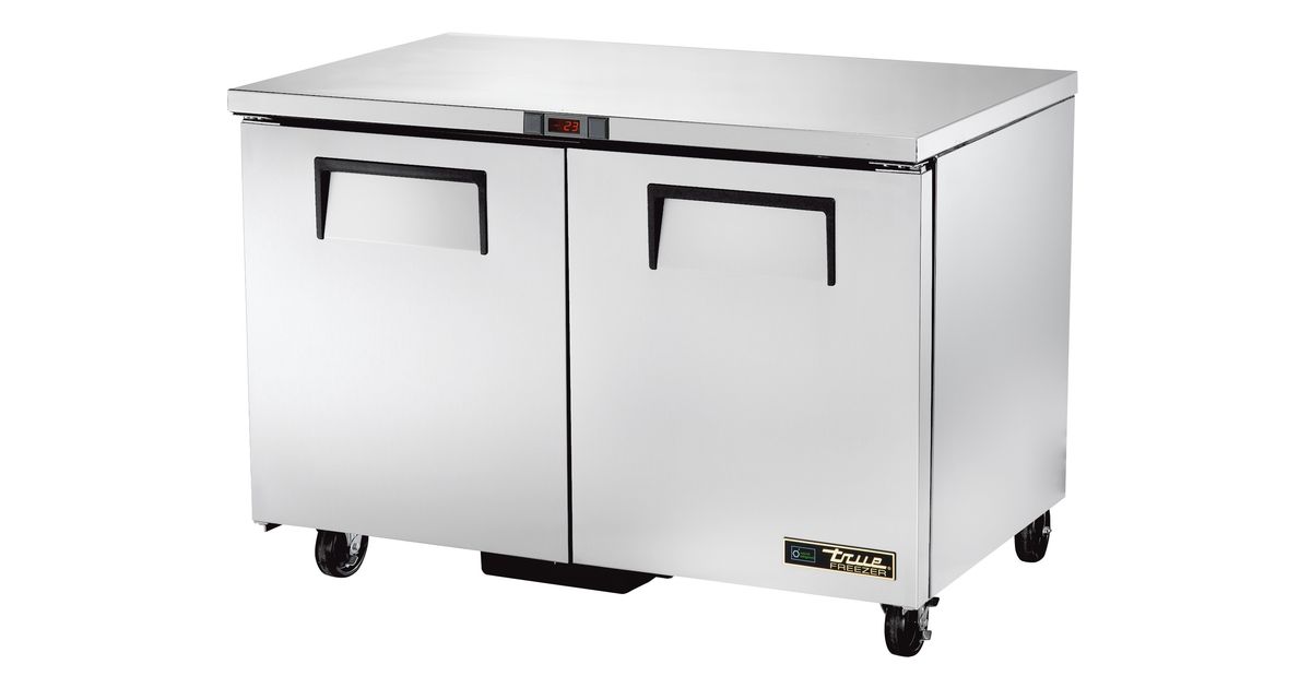 True TUC-48F-HC 340 Ltr Undercounter Double Door Stainless Steel ...