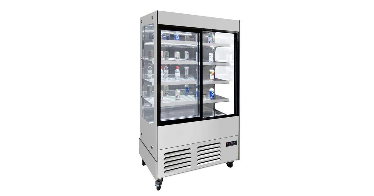 Atosa YLM580B 1200mm Wide Stainless Steel Multideck Display Fridge With ...