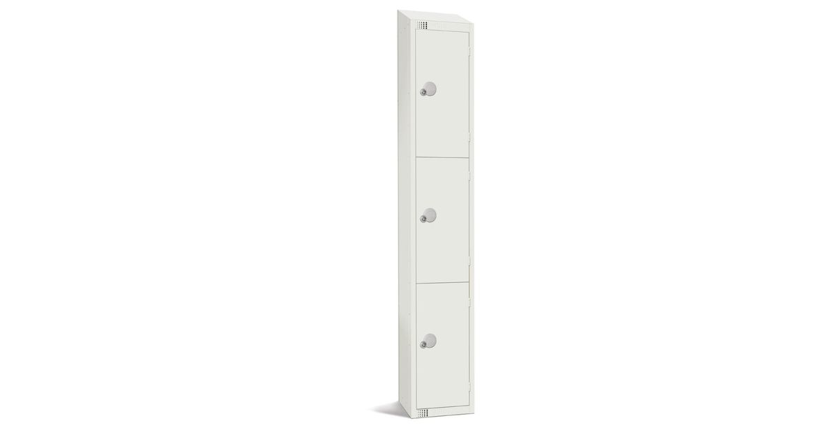 Elite Lockers GR304-CLS Three Door Manual Combination Locker Locker ...