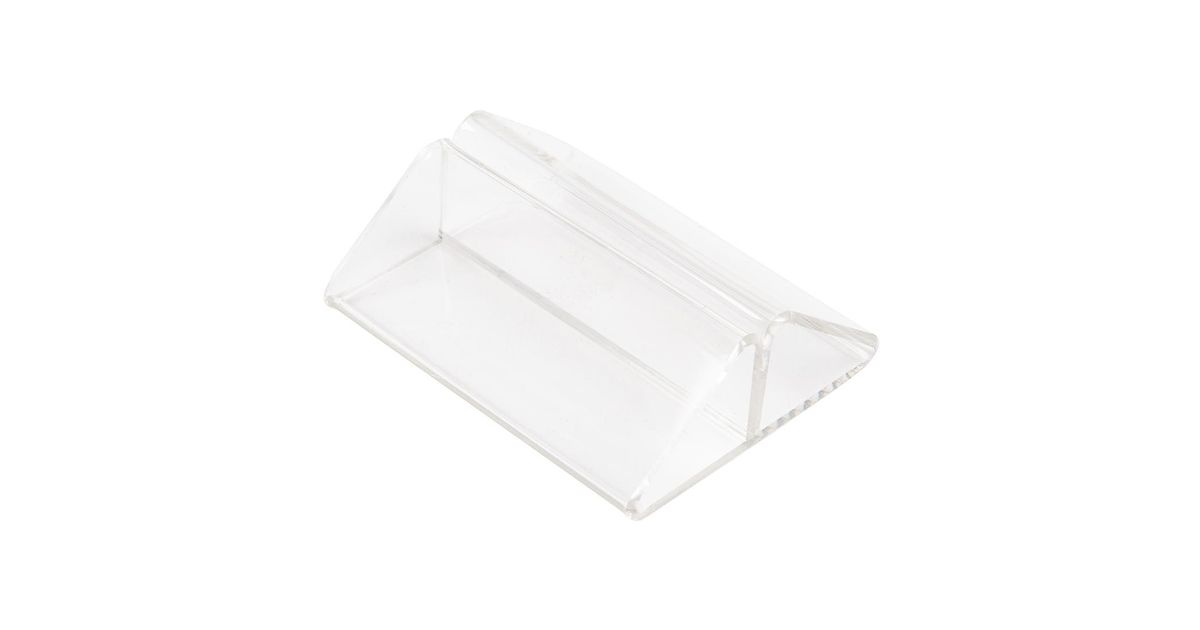 Non Branded CC442 Acrylic Triangle Menu Holder - Catering Appliance ...