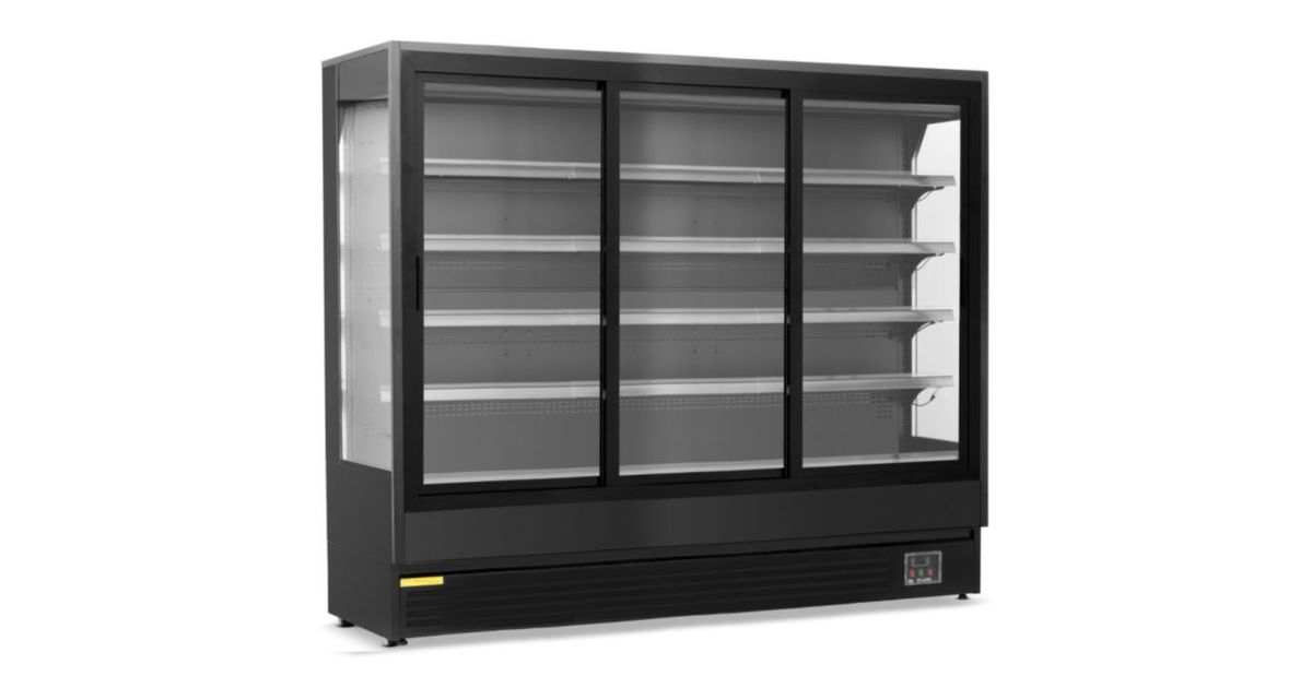 Blizzard BTD200BKGDV2 1940mm Wide Black Multideck Display Fridge With ...