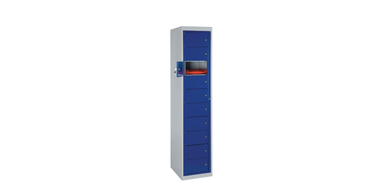 Elite Lockers GG717 Garment 10 Door Dispensing Locker Flat Top ...