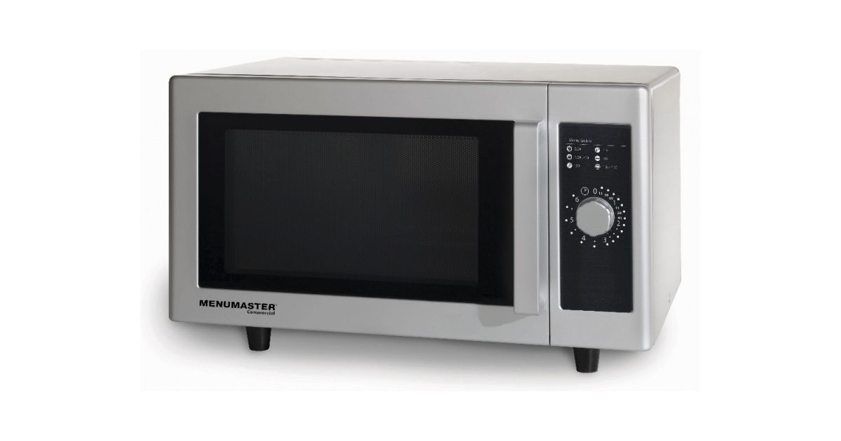 Menumaster RMS510DS Manual 23 Litre 1000w Commercial Microwave Oven ...