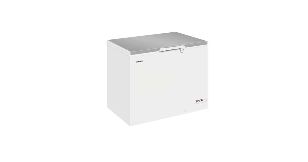 Elcold ELSS35 323 Ltr White Chest Freezer With Stainless Steel Lid ...