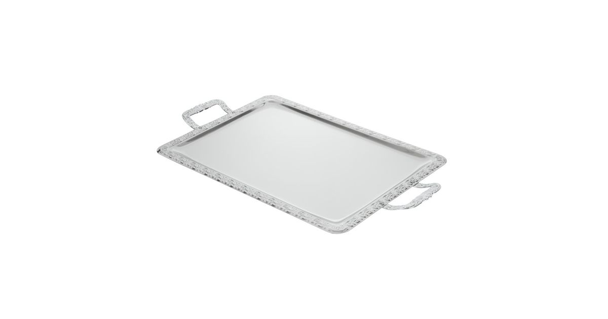 APS P004 Stainless Steel Rectangular Handled Service Tray 600mm ...
