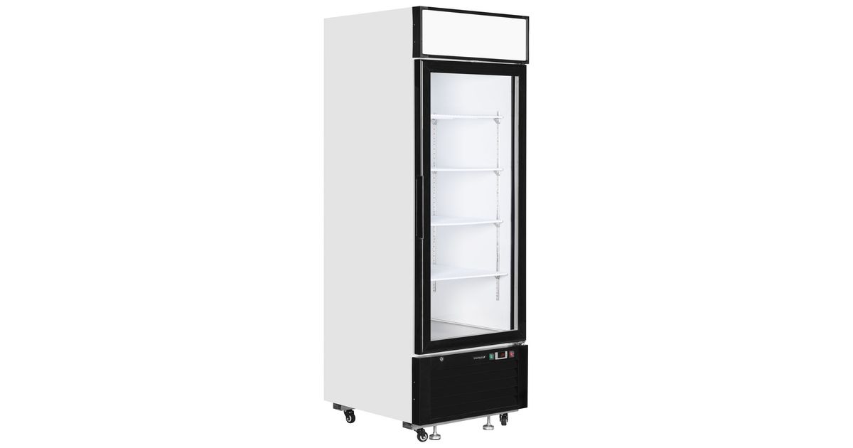 Tefcold LGC2500 496 Ltr Upright Single Glass Door White Display Fridge ...