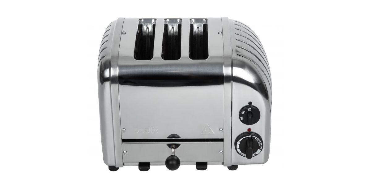 Dualit 31213 2 + 1 Combi Vario 3 Slice Toaster Polished Steel ...