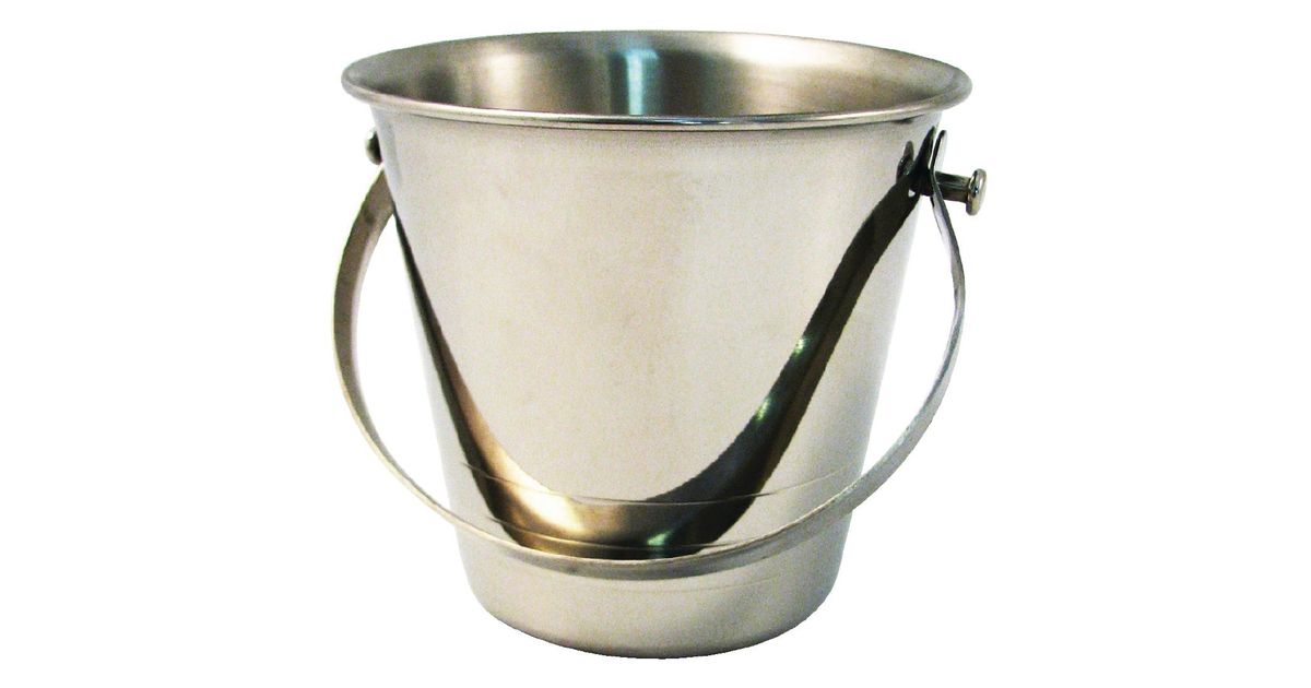Olympia Mini CT537 Stainless Steel Chip Bucket with Handle 105mm ...