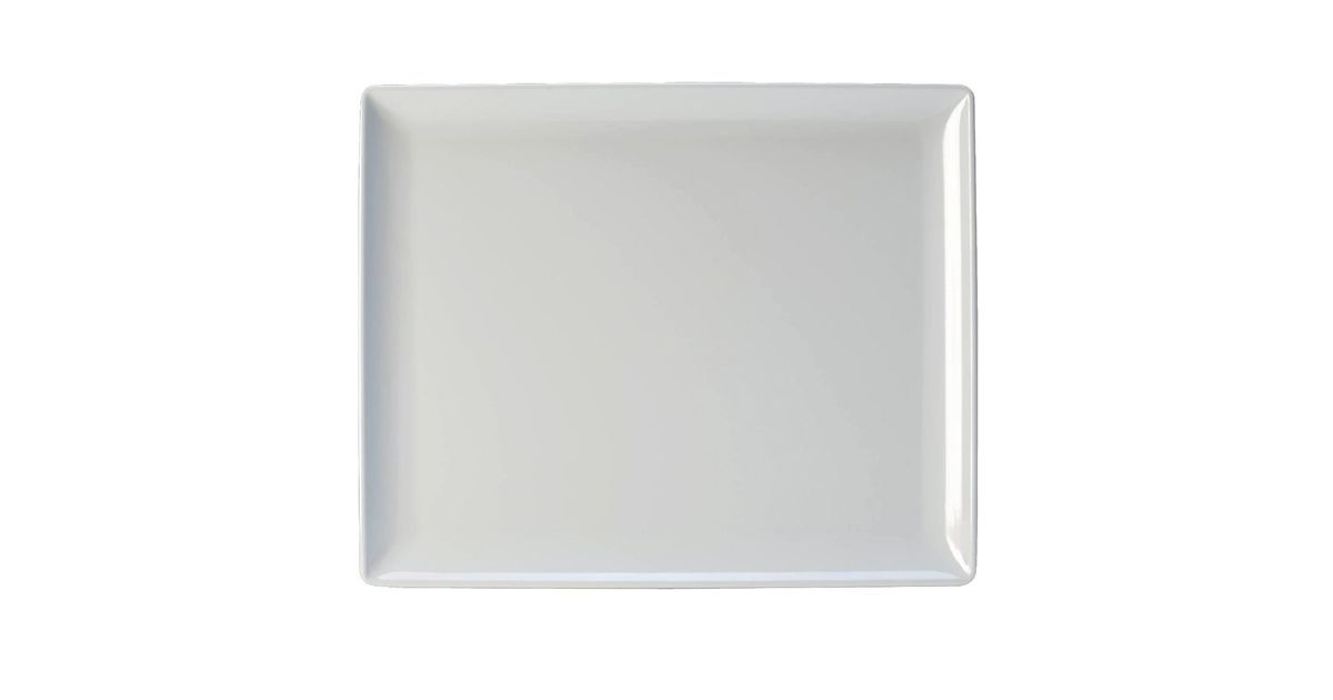 Steelite Craft Melamine VV458 Rectangular Platters White 1/2GN (Pack of ...