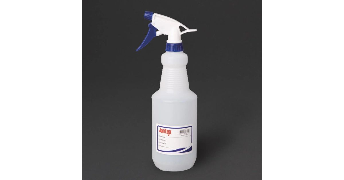 Jantex CD817 Colour-Coded Trigger Spray Bottle Blue 750ml - Catering Appliance Superstore