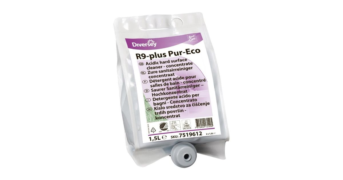 Diversey FA268 Room Care R9-plus Pur-Eco Bathroom Cleaner Concentrate 1 ...