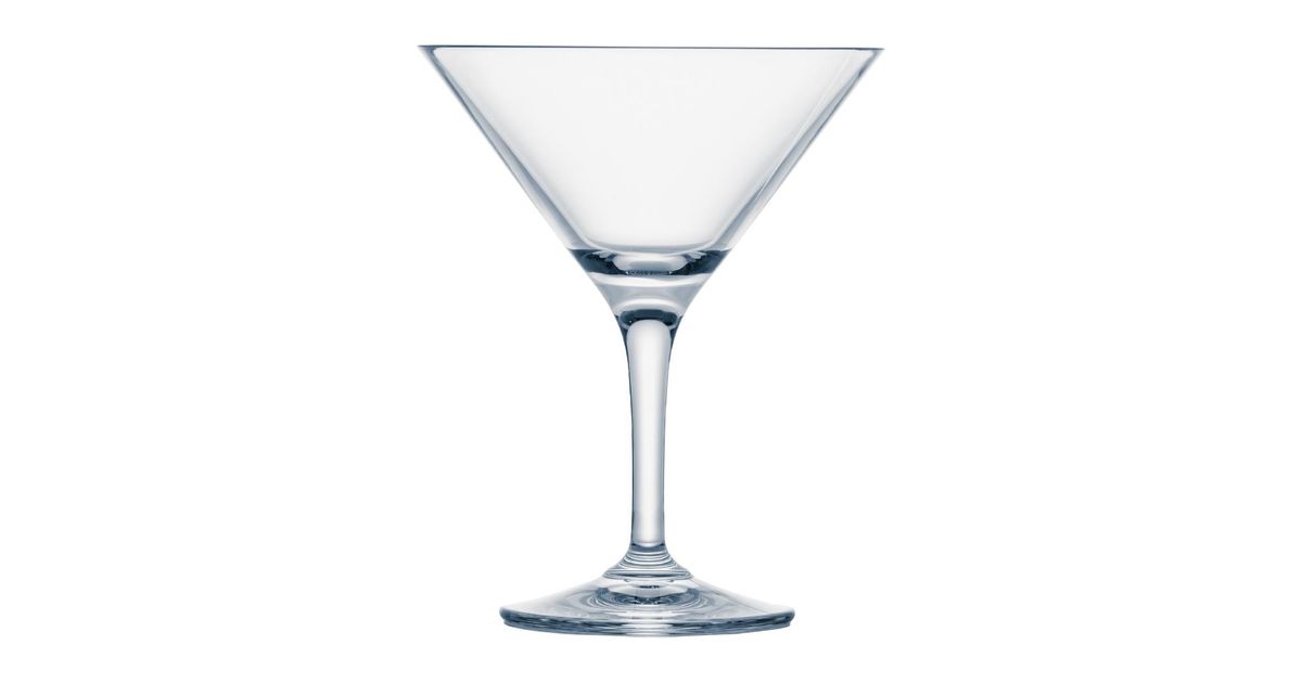 Steelite Design + VV3536 Polycarbonate Martini Glasses 355ml (Pack of ...