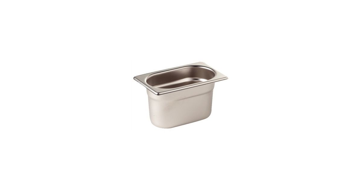 Parry GN1/9 65 Stainless Steel 1/9 Gastronorm Pan 65mm - Catering ...