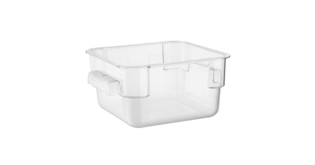 Hygiplas HY400 Polycarbonate Square Measuring Container 1.5 Ltr ...