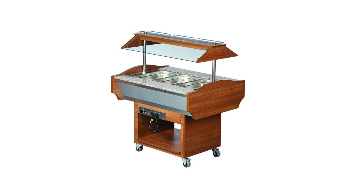 Blizzard GB3-HOT Heated Buffet/Salad Display Bar - Catering Appliance ...