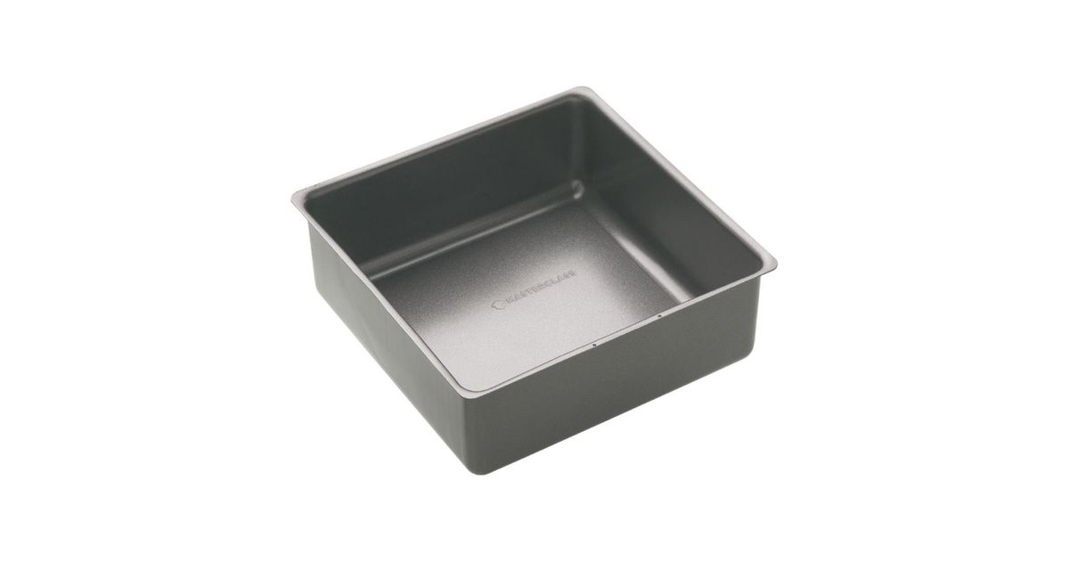 Masterclass FC348 Non-Stick Deep Loose Base Square Cake Pan 200mm ...