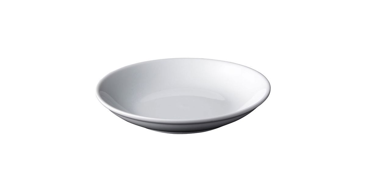Superwhite BH586 Porcelain Round Deep Coupe Plates White 200mm (Pack of ...