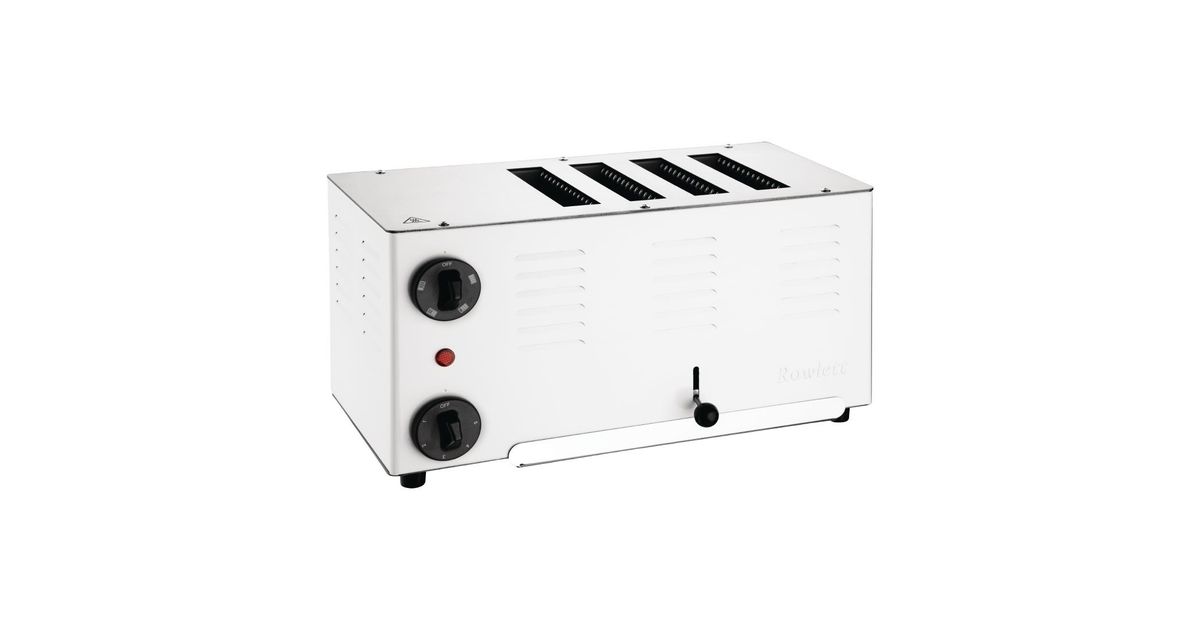Rowlett Regent CH172 4 Slice Stainless Steel Toaster with 2 x ...