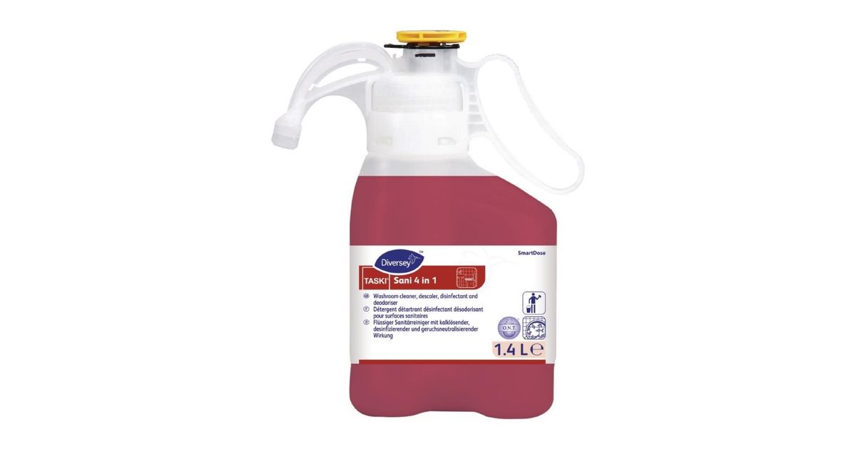 Diversey TASKI Sani SmartDose DE378 4-in-1 Washroom Cleaner Super ...