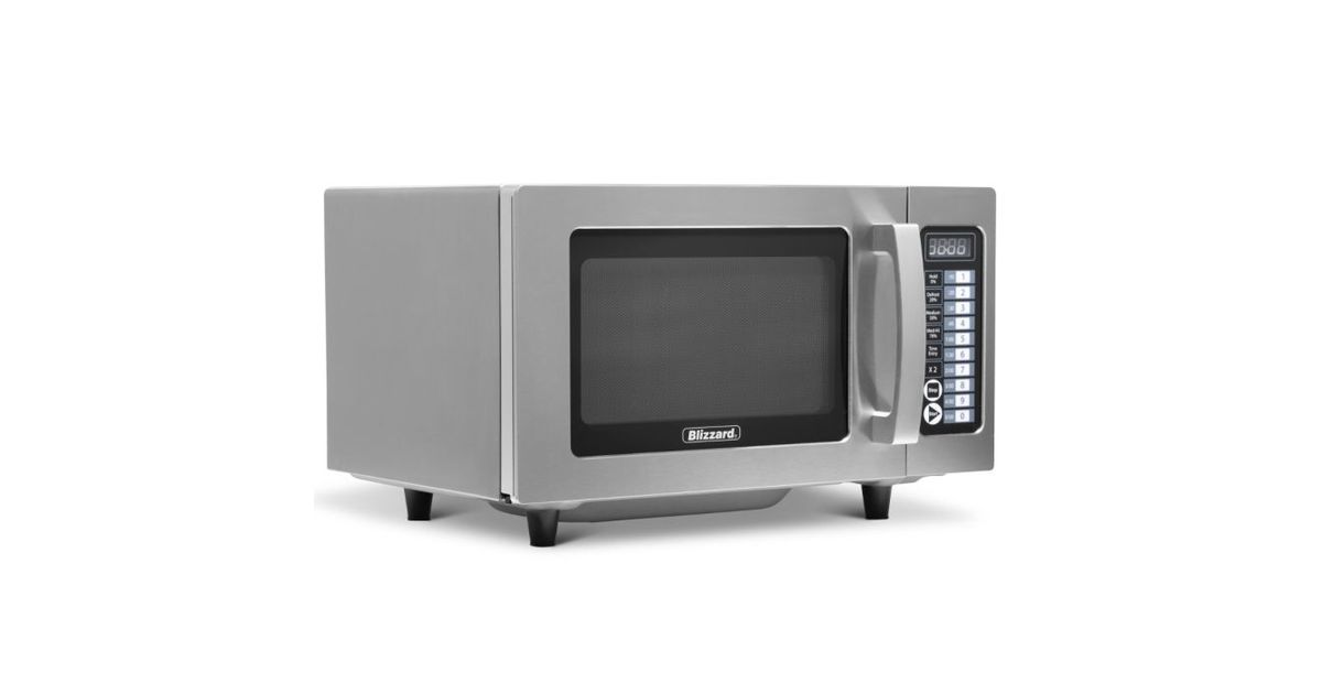 Blizzard BCM1000 Programmable 25 Litre 1000w Commercial Microwave Oven ...