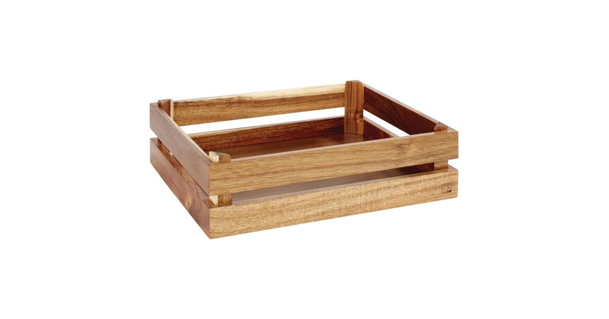 APS Superbox DR733 Buffet Crate Acacia 1/2GN - Catering Appliance ...