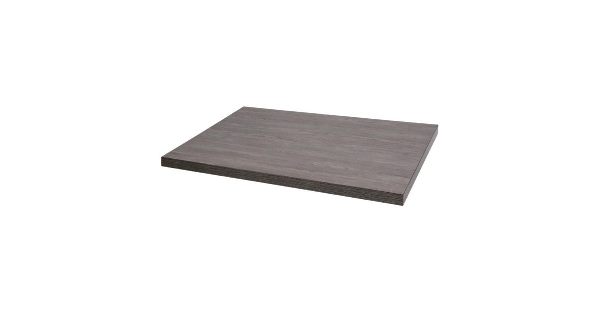 Bolero DT441 Pre-Drilled Rectangular Table Top Vintage Wood - Catering ...