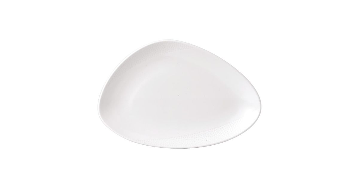 Churchill Isla FE995 White Chefs' Triangle Plates 12 x 8 " (Pack of 6 ...