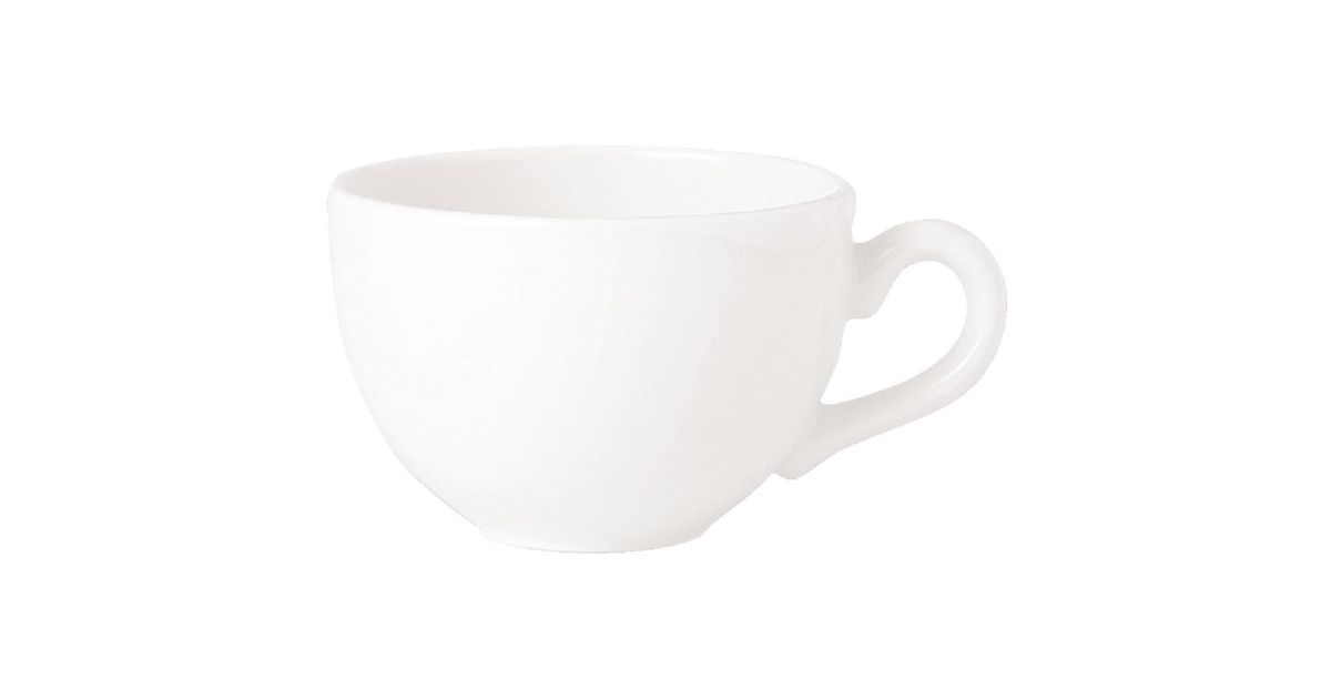 Steelite Simplicity White V0037 Low Empire Cups 340ml (Pack of 36 ...