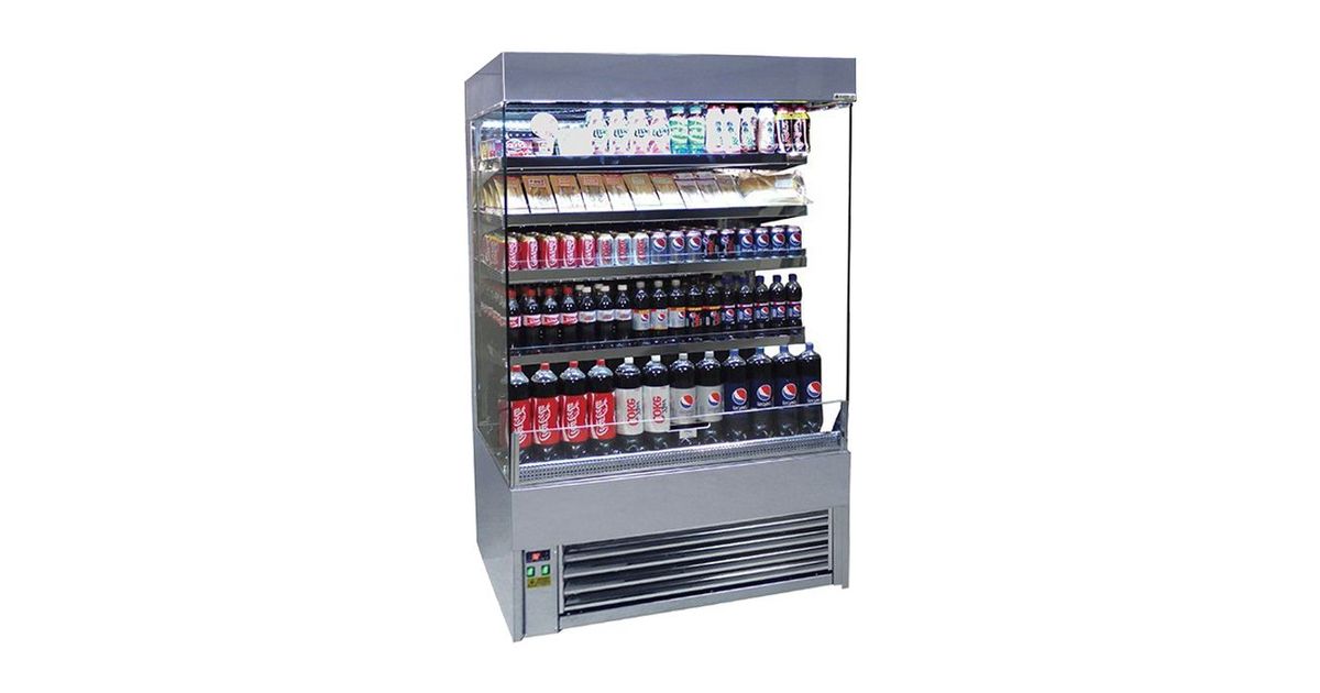 Frost-Tech SD60-150HC 1500mm Wide Stainless Steel Multideck Display ...