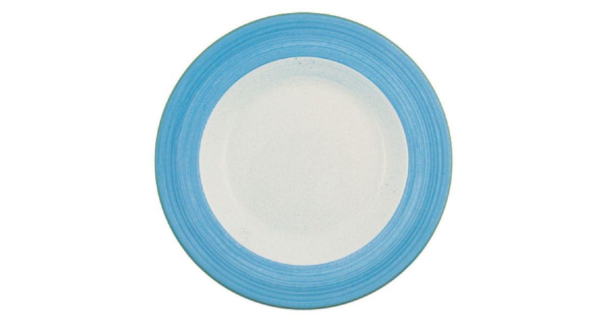 Steelite Rio V3064 Blue Slimline Plates 202mm (Pack of 24) - Catering ...