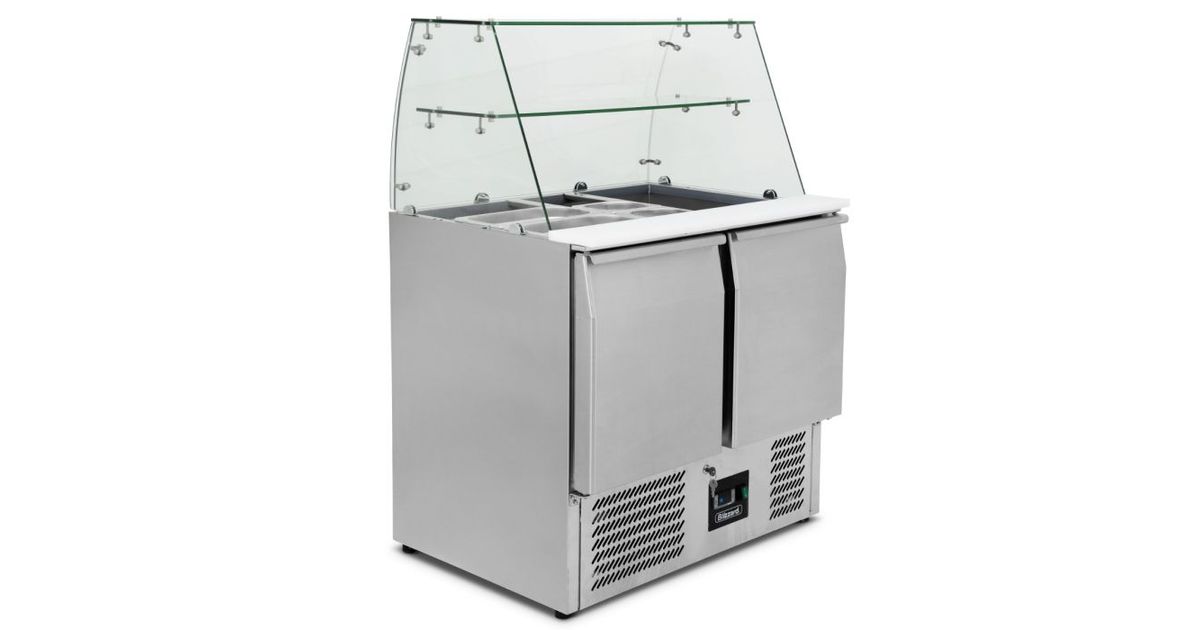 Blizzard BPD2 240 Ltr 2 Door Stainless Steel Refrigerated Pizza ...
