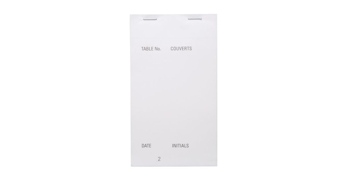 Olympia G525 Carbonless Waiter Pad Triplicate (Pack of 50) - Catering ...