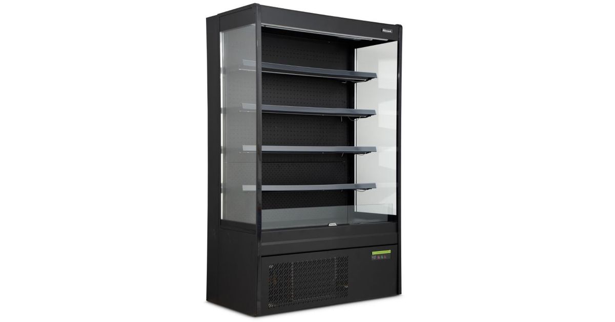 Blizzard BTD100BK 1000mm Wide Black Multideck Display Fridge With ...