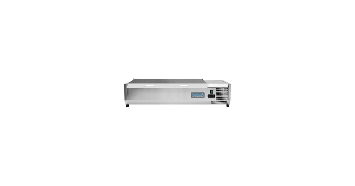 Arctica HEF964 7 x 1/4GN Refrigerated Countertop Food Prep Topping Unit ...
